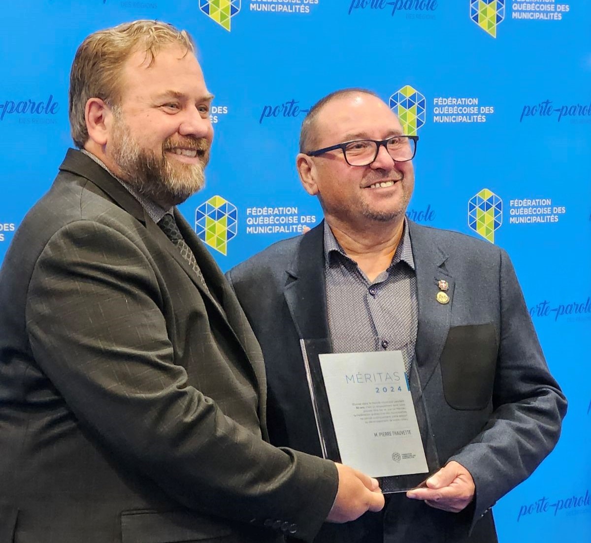Point d'honneur sur les 30 ans de politique de M. Pierre Thauvette ...
