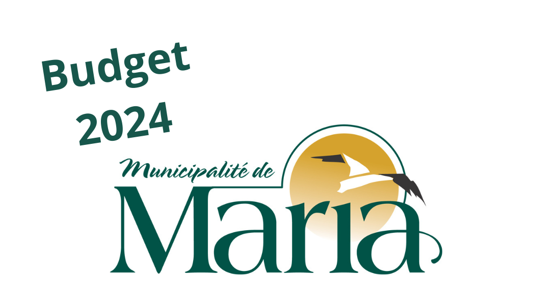 Budget 2024 - Municipalité de Maria