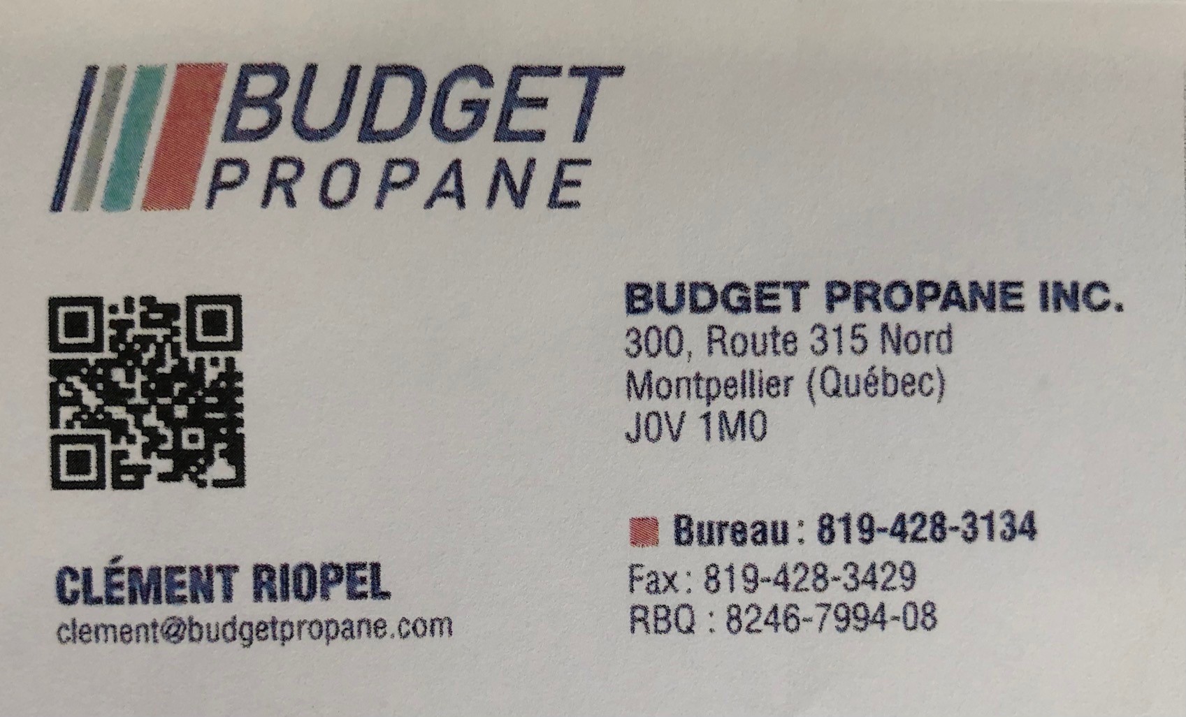 Budget Propane - Municipalité de Montpellier