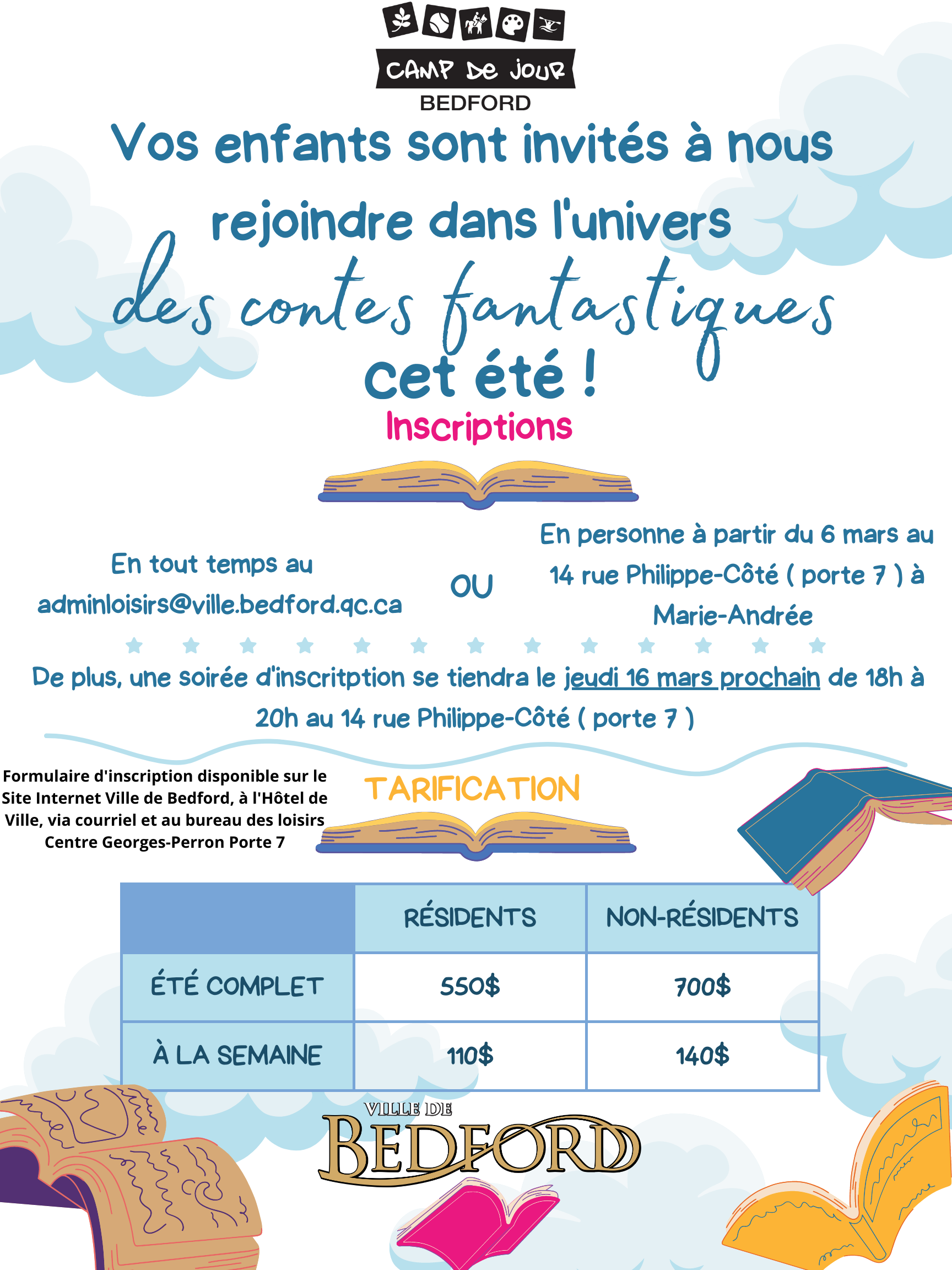 Camp de jour 2023 : les inscriptions sont ouvertes! - Municipalité de ...