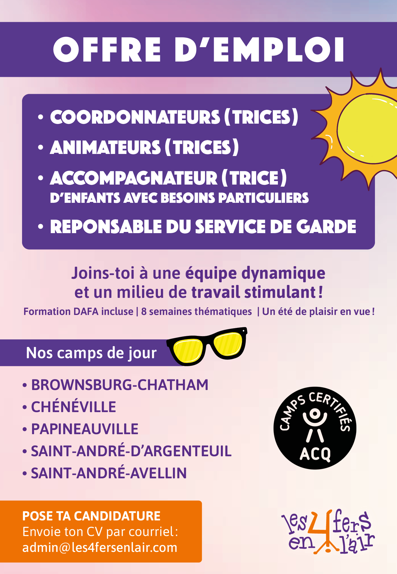 Emplois - Municipalité de Saint-André-Avellin