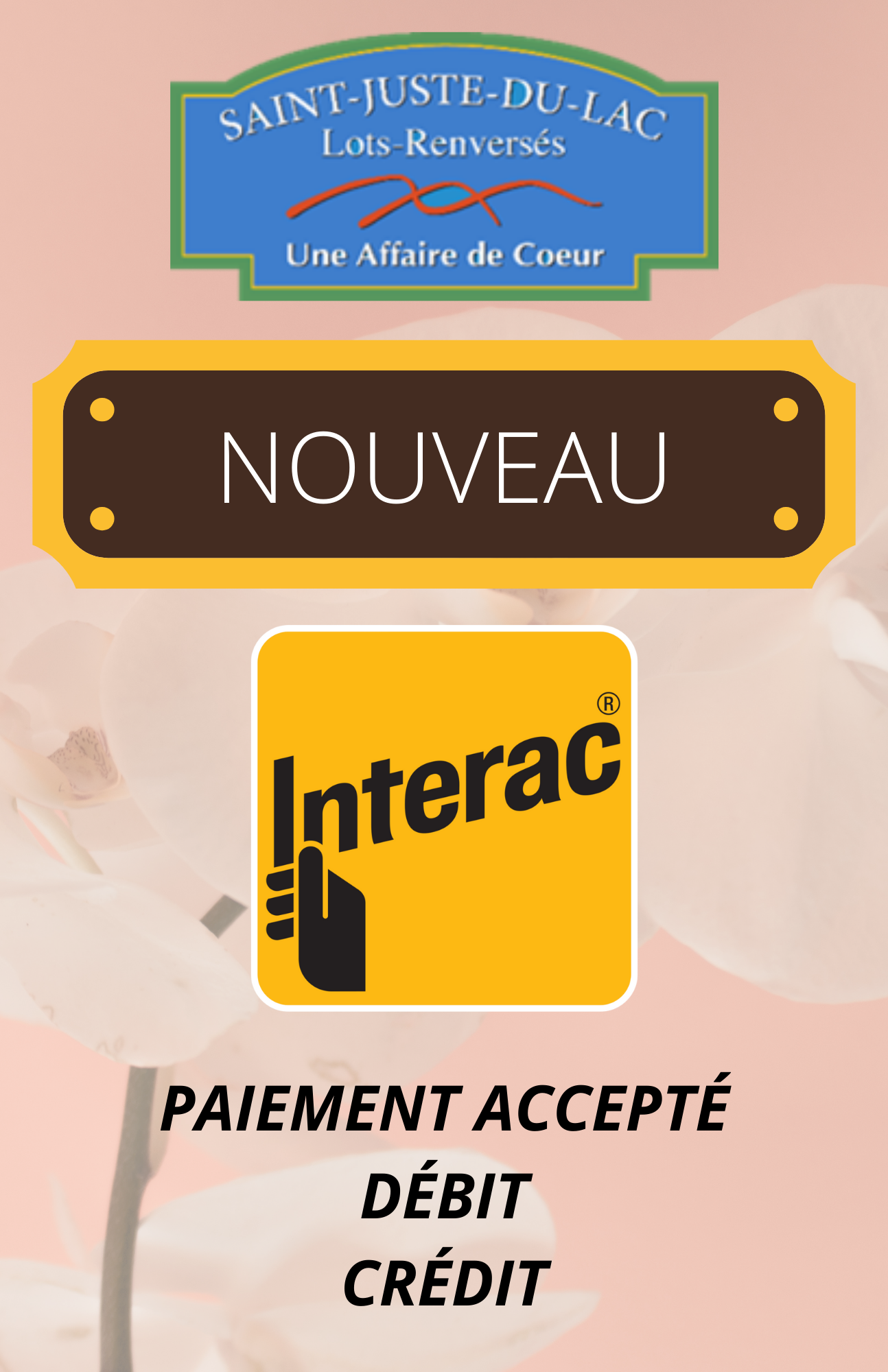 Nouveauté au bureau municipal - Municipalité de Saint-Juste-du-Lac