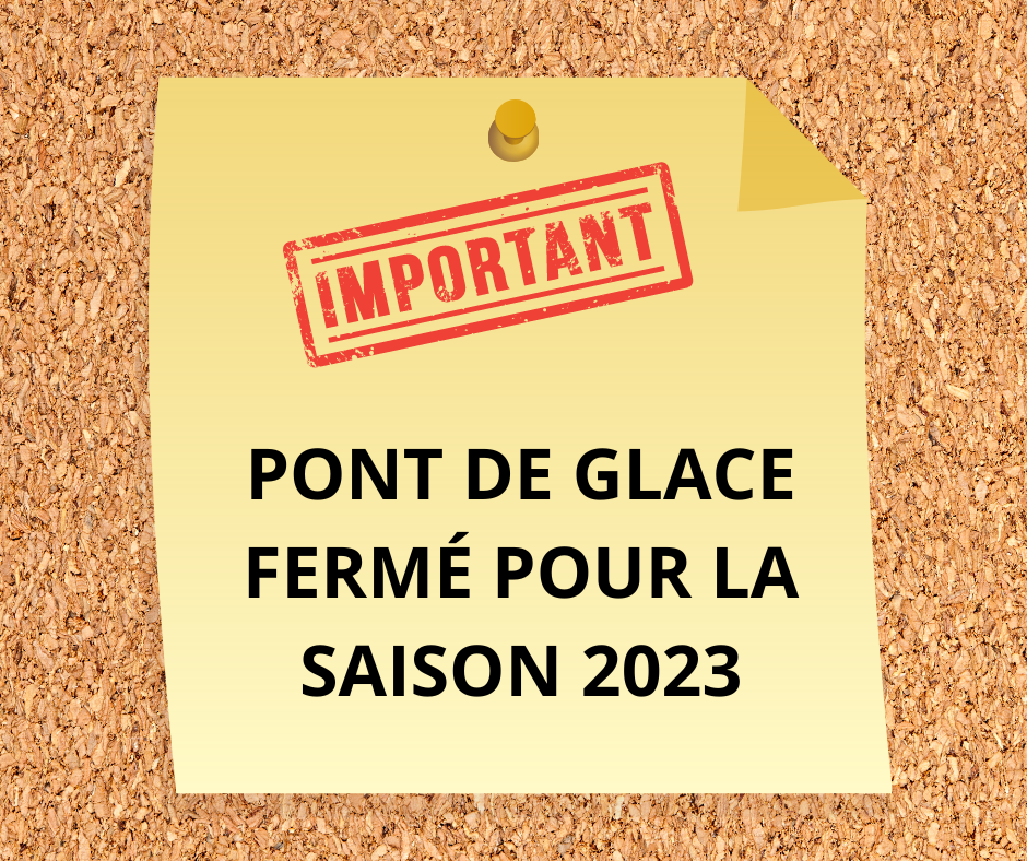 Pont de glace - Municipalité de Saint-Juste-du-Lac