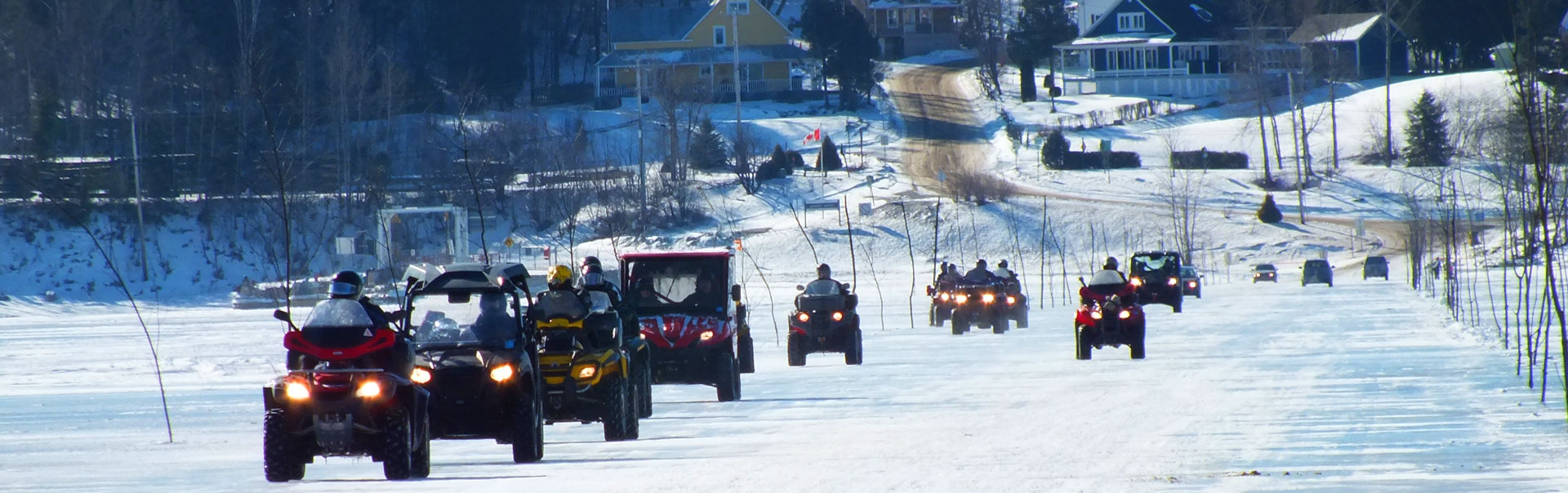Pont de glace - Municipalité de Saint-Juste-du-Lac